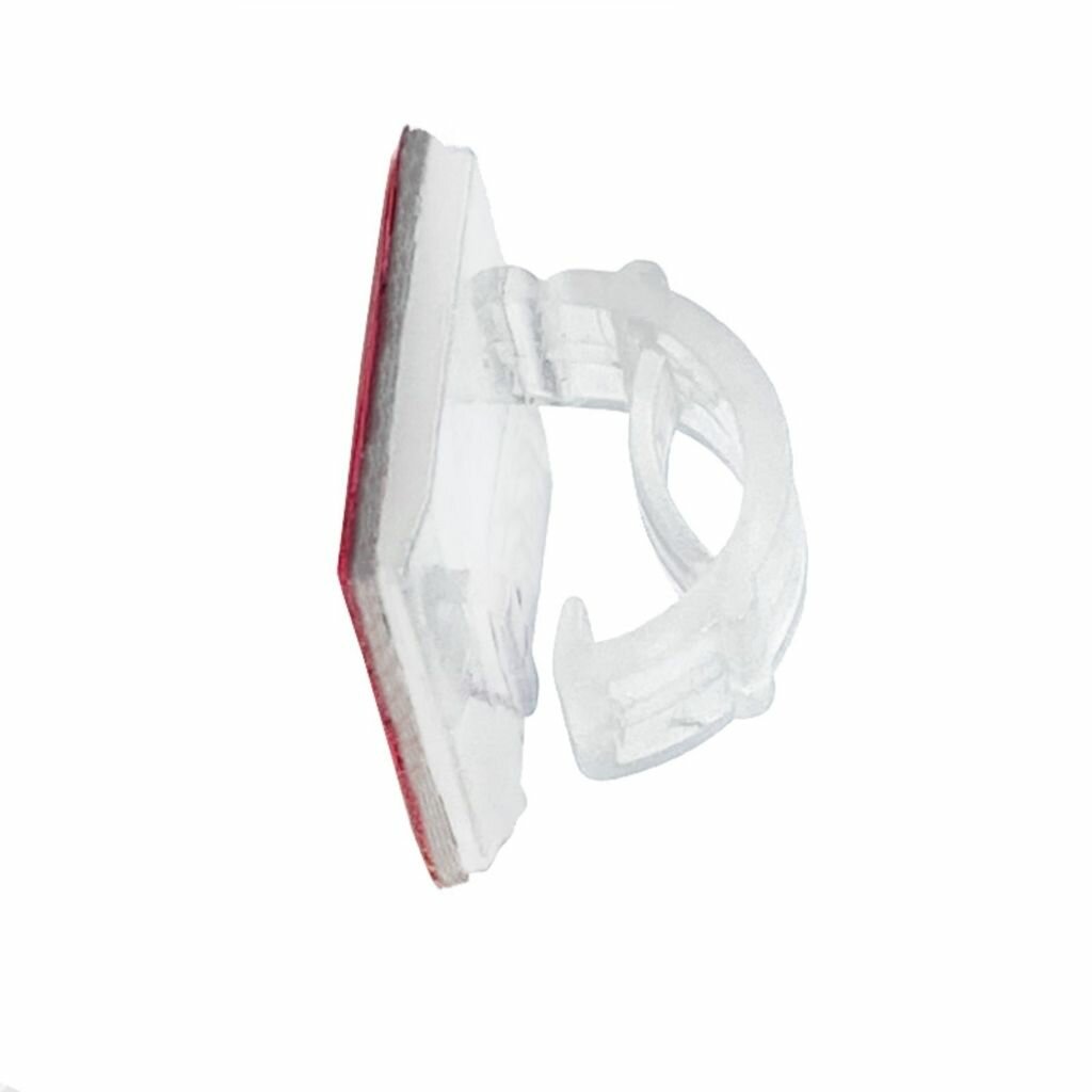 Автомобильный органайзер для проводов с самоклеящимися отверстиями 20 шт - прозрачный 3M клей