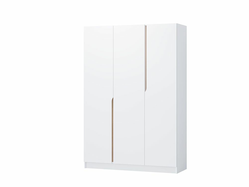 Распашной шкаф Регион 058 "Гермес", ЛДСП, 150x220x52 см, современный стиль, белый