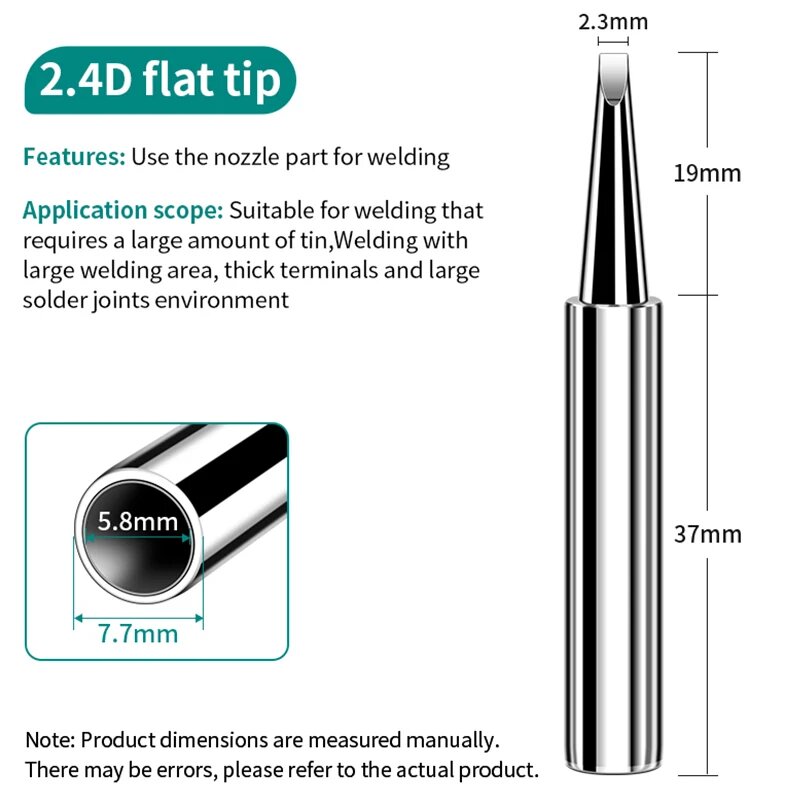 LUXIANZI наконечники для паяльника 907 2.4D