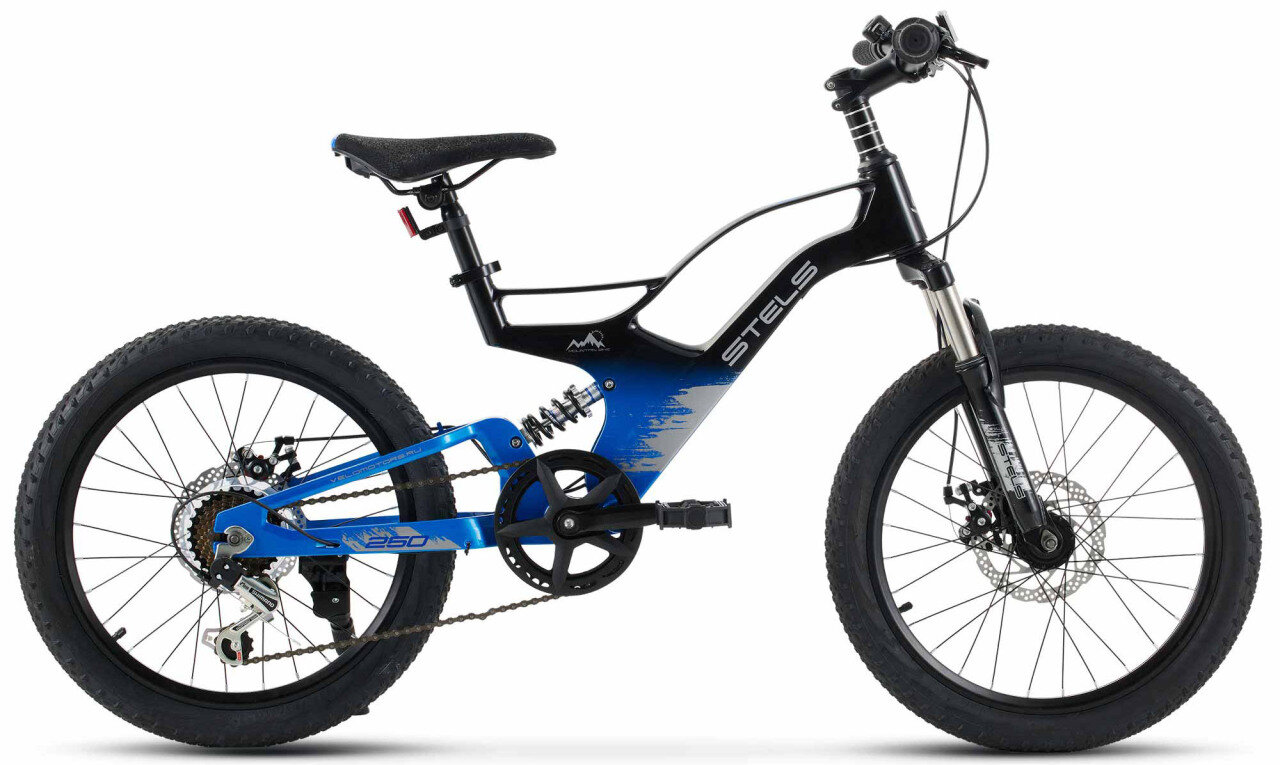Детский велосипед Stels Leader 250 MD Z010 (2025) 20 Сине-черный (120-135 см)