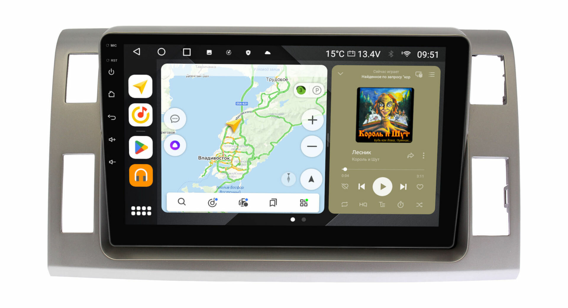 Магнитола Toyota Estima 2006 - 2016 (правый руль) / 10 дюймов, 4/64GB, 8 ядер, DSP, 4G, Android 10 / Wide Media