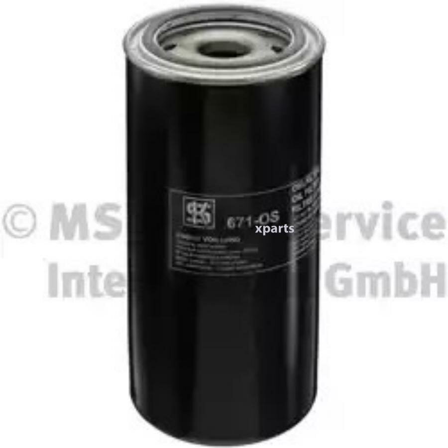 KOLBENSCHMIDT 50013671 фильтр масляный DAF 1700 2100-5,200-5,300-5,50 0-35 ДВ.(XXX825), IVECO KHD, KOMA