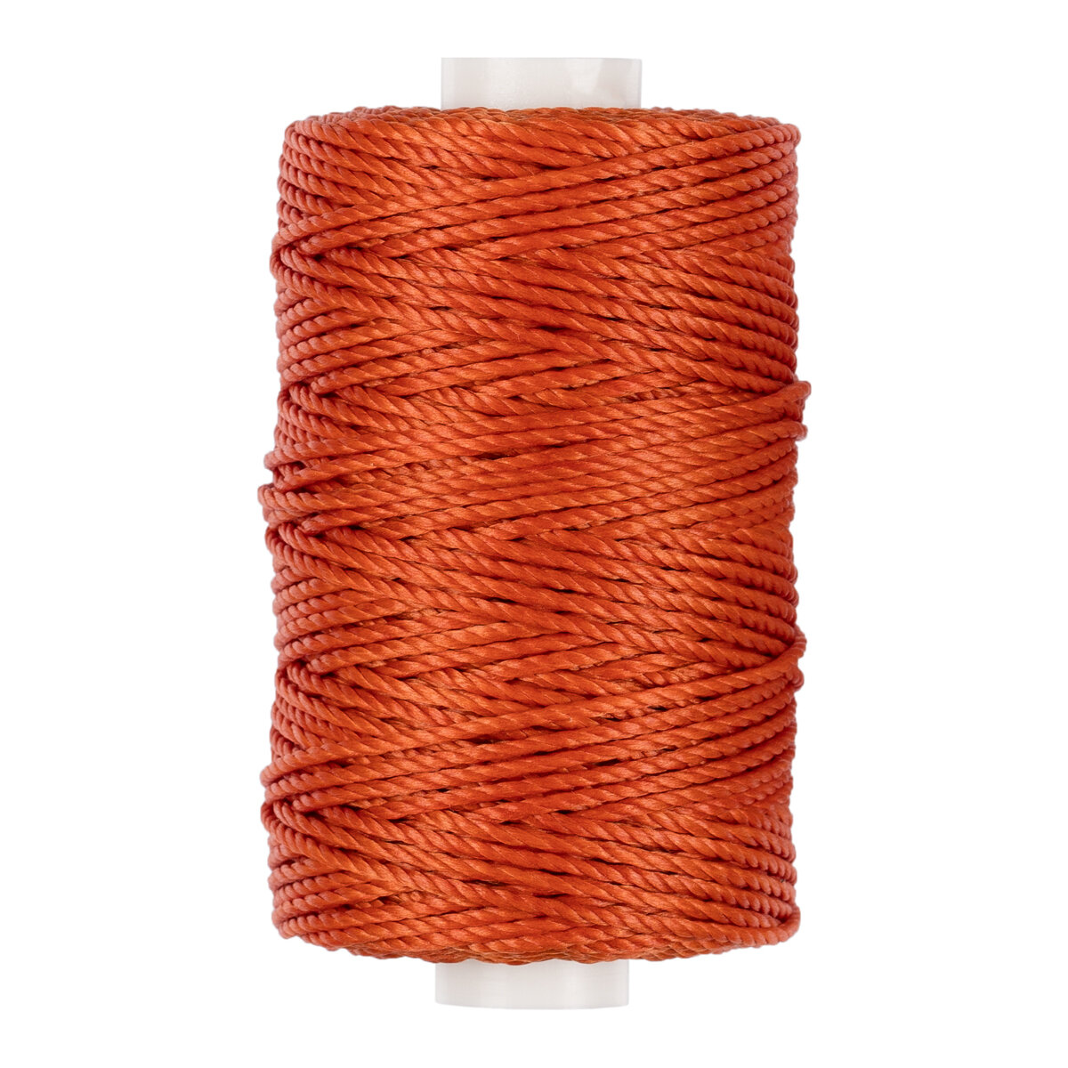 Промысел Нитки вощёные полиэстер LC-006-SY42 для кожи 40 м №010 рыжий долговечные и прочные