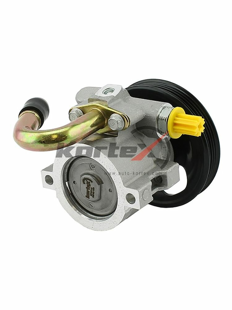 Насос ГУР KORTEX KPS018, для Chevrolet Aveo, металл, пластик, серебристый