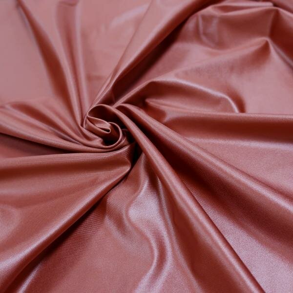 Ткань Бифлекс блестящий Beverly 3287 Etruria (красный пыльный)