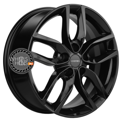 Диск автомобильный литой Khomen Wheels KHW1708 (Dongfeng AX7/Evolute i-PRO) 17x6.5 5x108 et43 dia65.1 Black