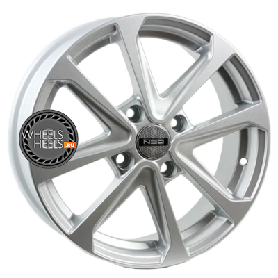 Диск автомобильный литой Neo 667 16x6 4x100 et40 dia60.1 Silver