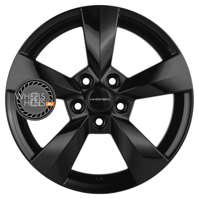 Диск автомобильный литой Khomen Wheels KHW1504 (Rapid) 15x6 5x100 et38 dia57.1 Black