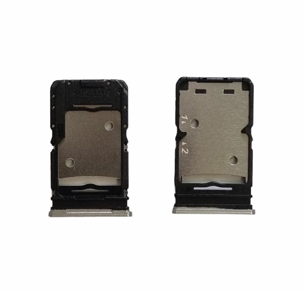 Держатель SIM для Infinix Note 12 Pro (X676B) (серебристый) card holder адаптер переходник лоток слот для СИМ-карты