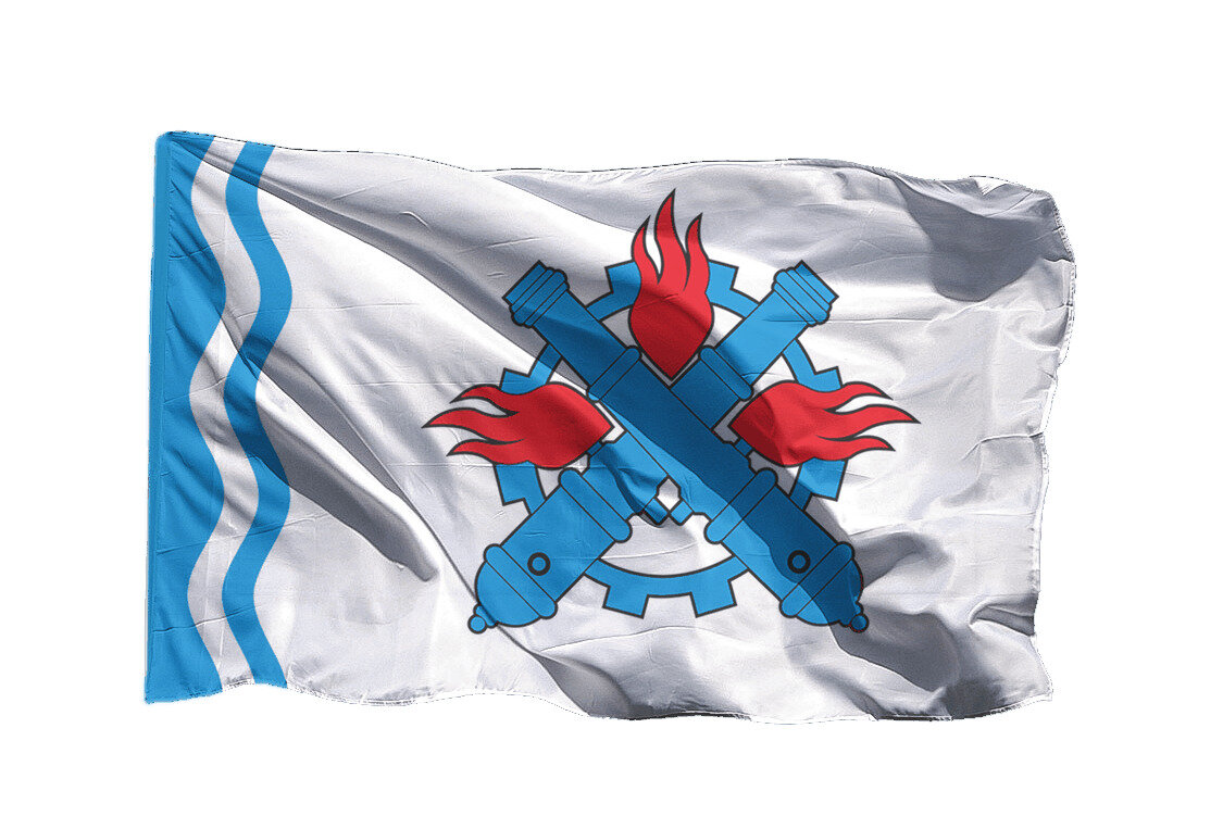 Флаг Верхней Пышмы на флажной сетке, 70х105 см - для флагштока