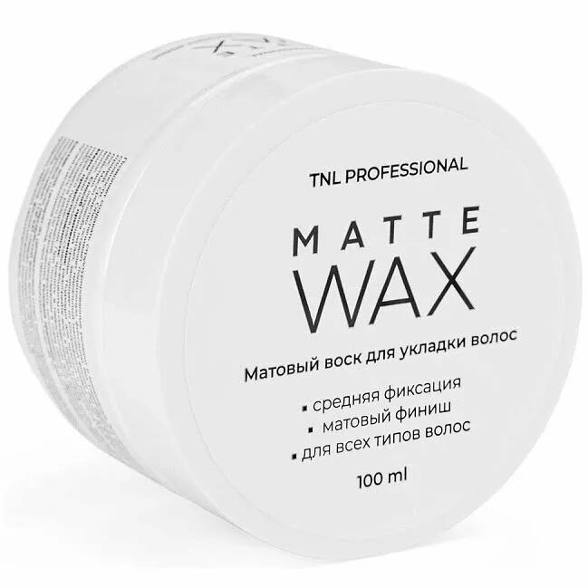 Матовый воск TNL для укладки волос Matte Wax