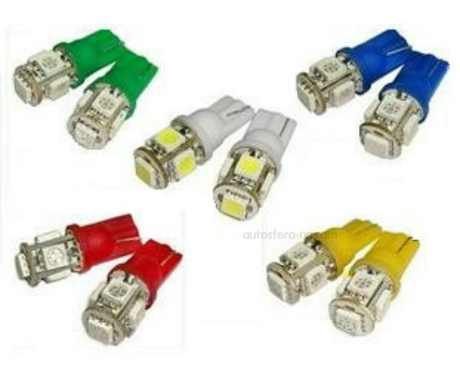 LEDO 12966S5N1G Лампа LEDO светодиодная W5W W2.1x9.5D