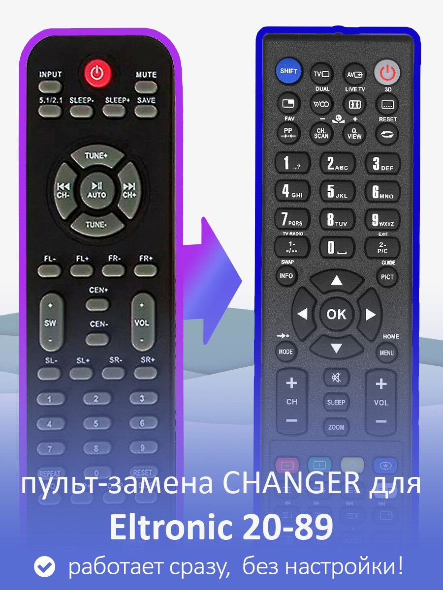 Пульт-замена для ElTronic 20-89