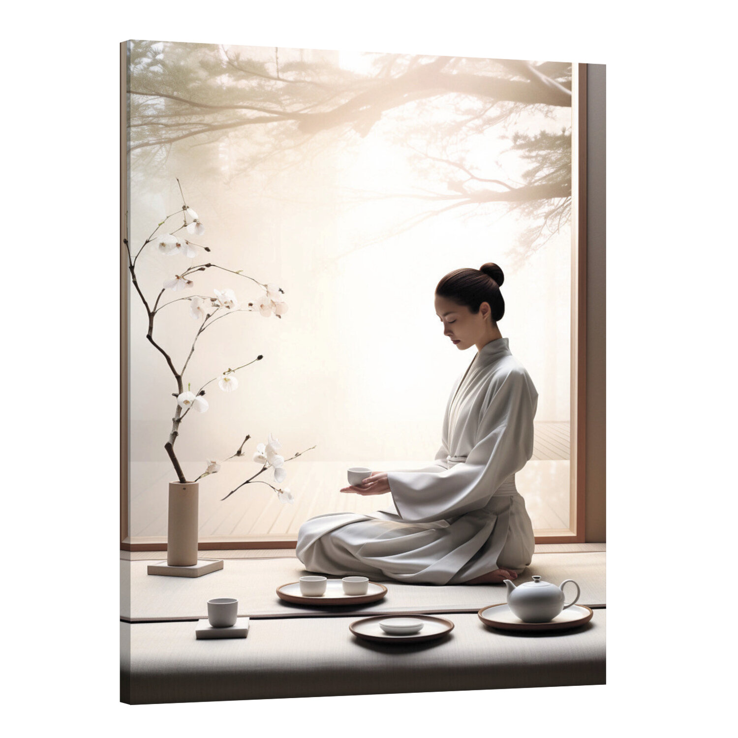 Интерьерная картина 50x70 см, Тайны чайной церемонии