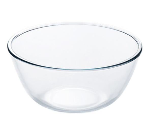 0.5L Большая стеклянная салатная миска Креативная лапша Суповая тарелка Домашняя утолщенная мешалка Кухонная посуда