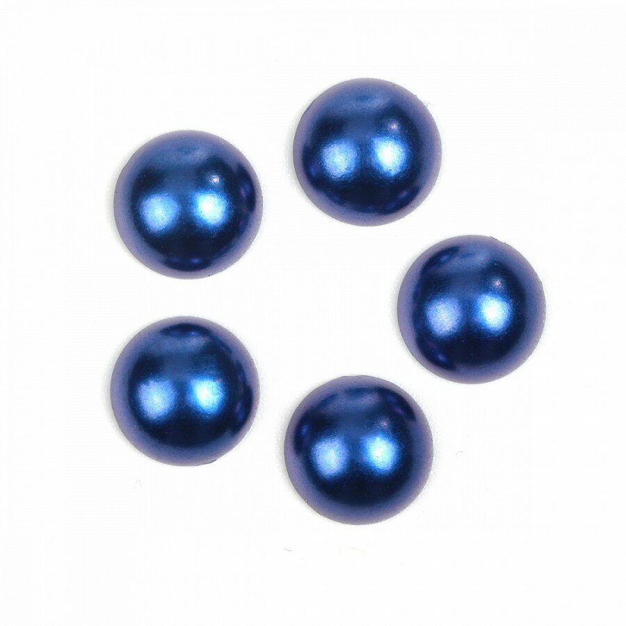 Полужемчужины MAGIC 4 HOBBY перламутр Круг, TBY-1906-33, 10мм цв. А33 синий уп.500г