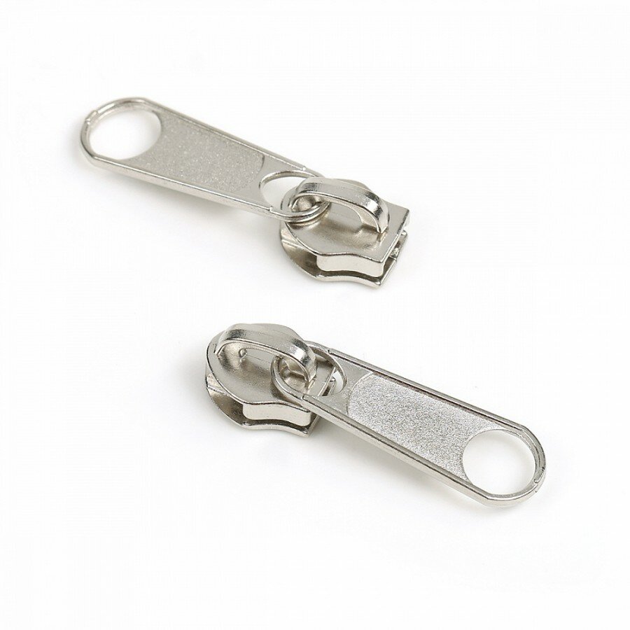 Замок MaxZipper без фиксатора СП#8 цв. никель уп.500шт
