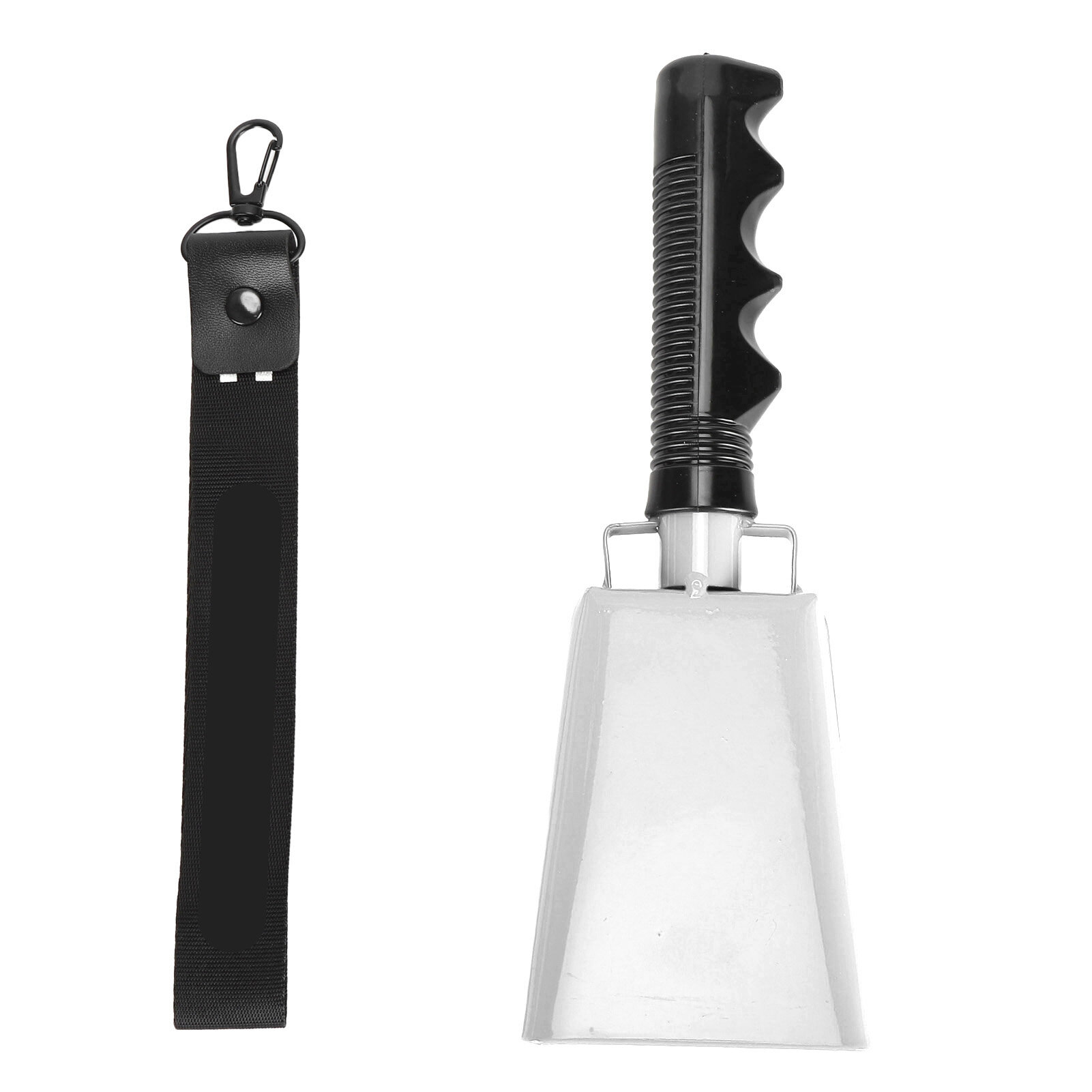 Колокольчик белой коровы с ручкой, громкий колокольчик, ударный музыкальный инструмент для спортивных мероприятий, футбольных игр, вечеринок