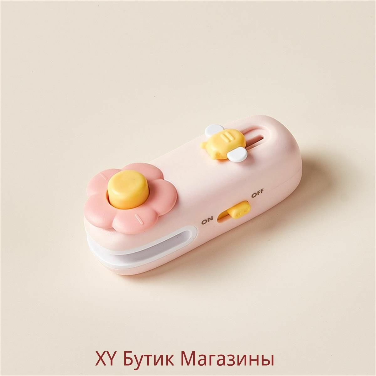 USB Мини-Герметизатор 2-в-1: Компактный Уплотнитель и Резак для Кухонных Закусок, Хранение Продуктов