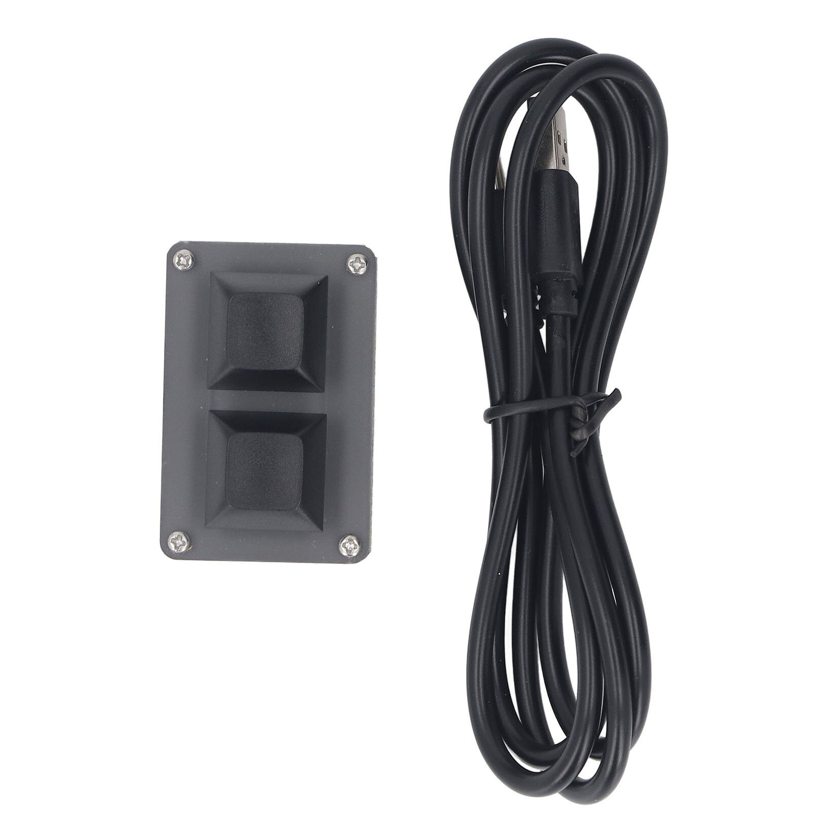 2-клавишная проводная мини-умная программируемая клавиатура с короткими клавишами, USB-клавиатура с копированием и вставкой с подсветкой RGB