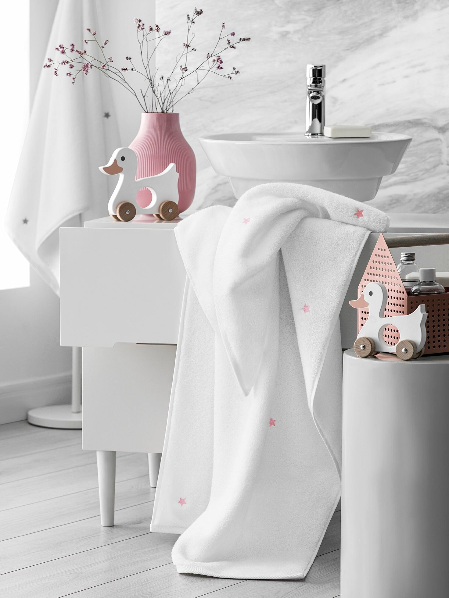 Togas Полотенце детское микрокоттон хлопок "Пикси" для лица, для рук, 50x75