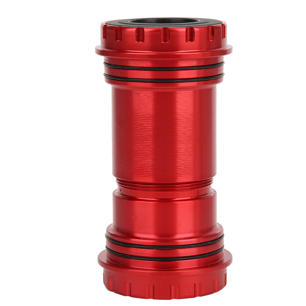 ZTTO BB30 Alloy Bike Integrated Thread Screw In Locking Bearing Bottom Bracket Crankset Bicycle Accessory(Red )