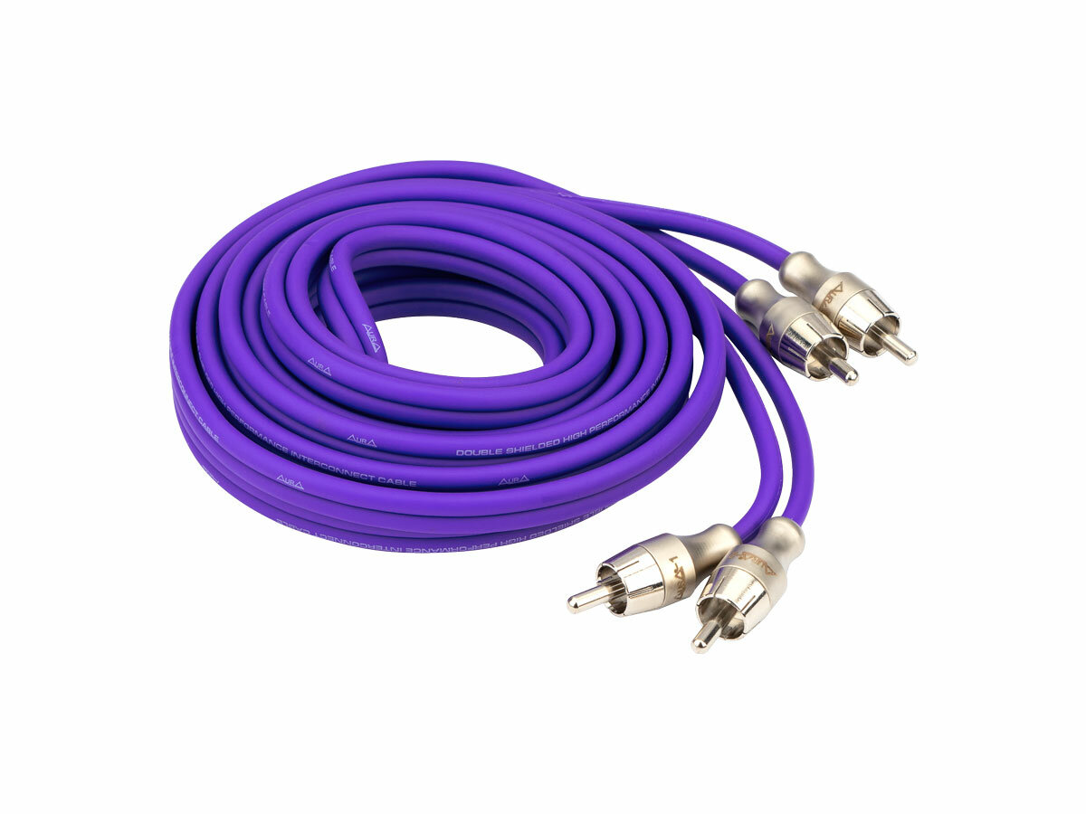 AurA RCA-B230 MkII кабель 3 метра, 2 канала, бескислородная медь (OFC), двойной экран |