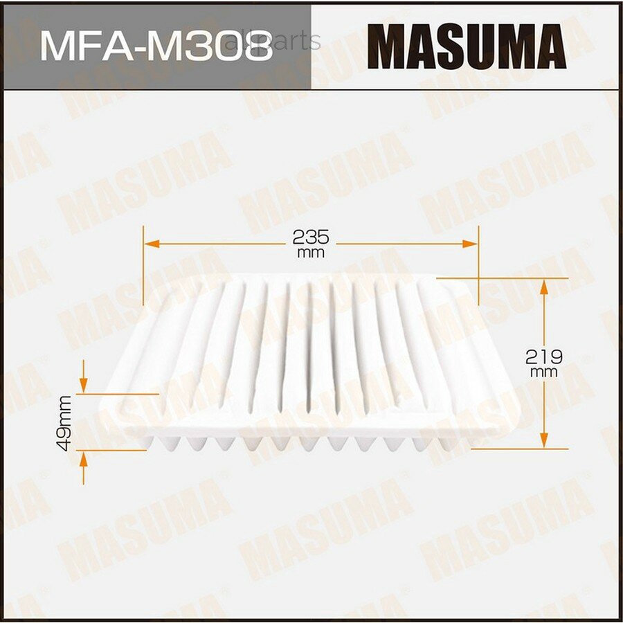MASUMA MFA-M308 Фильтр воздушный MITSUBISHI GALANT MASUMA MFA-M308