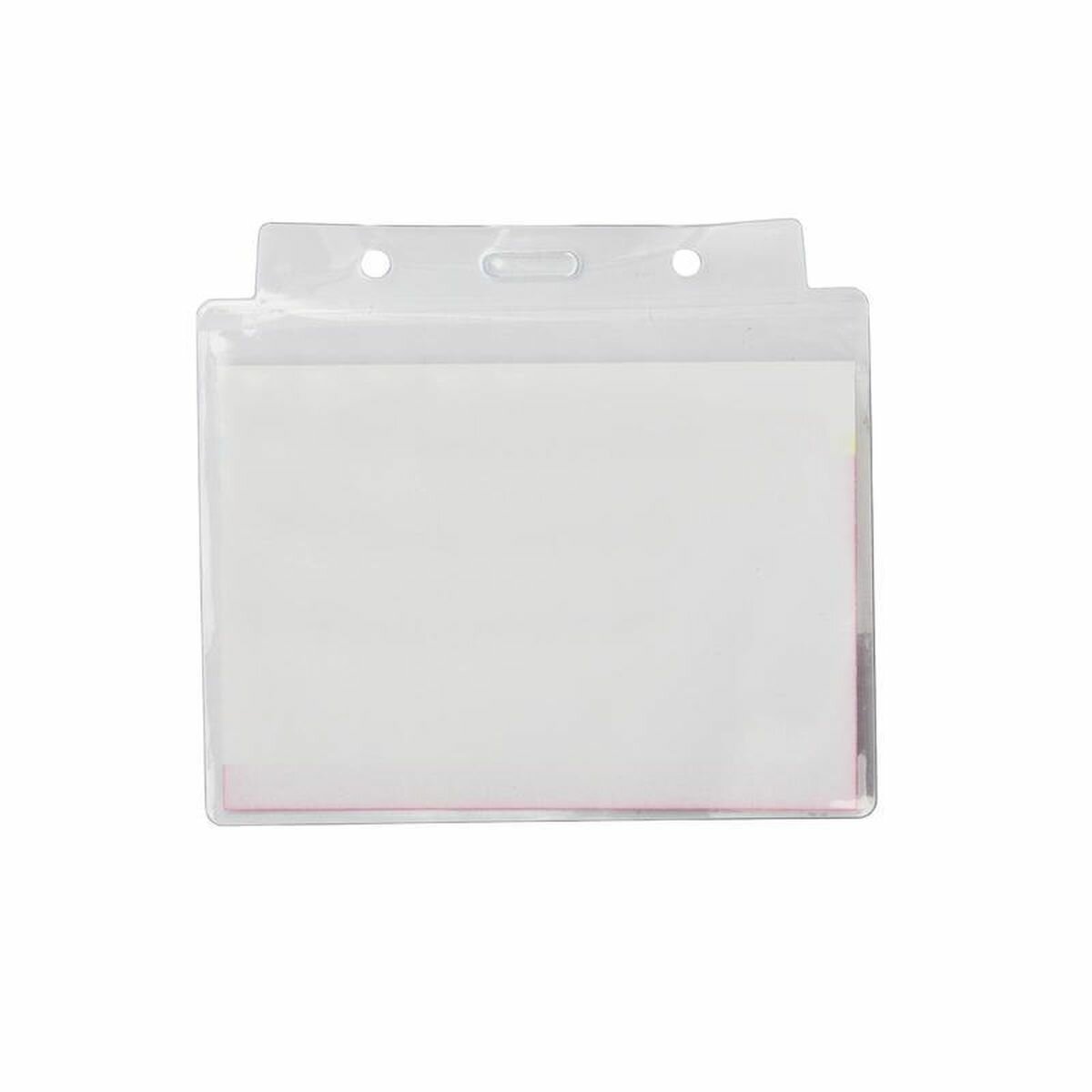 Бейдж горизонтальный Attache, 107х83мм, с зажимом и черной тесьмой, 10шт, 10 уп.