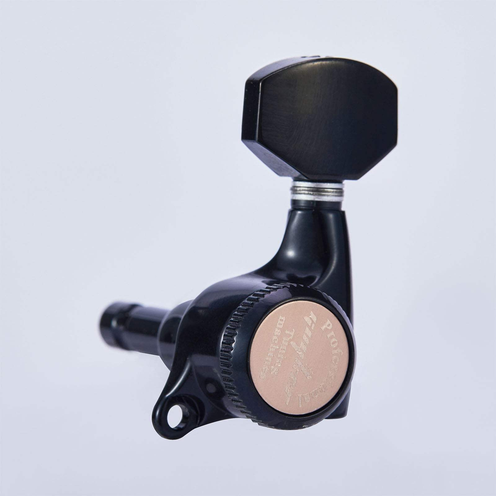 Колки 6 в линию локовые Guyker GK-501D7SP, правые, черный