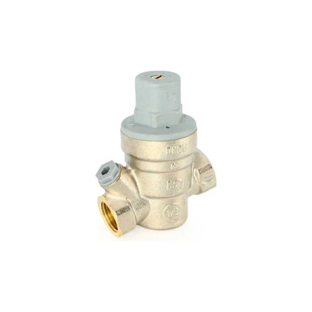Uni-Fitt Редуктор давления мембранный 1/2" В 1-6 бар PN16 с отверстием под радиальный манометр 1/4" никел 206N2141