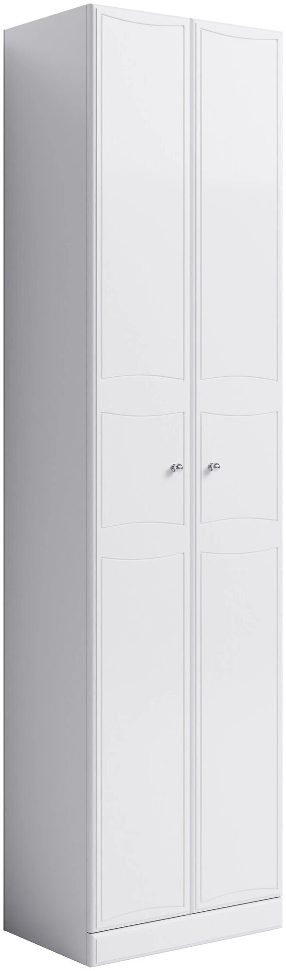 Пенал Aqwella Barcelona 50 напольный с полками, белый Ba.05.04