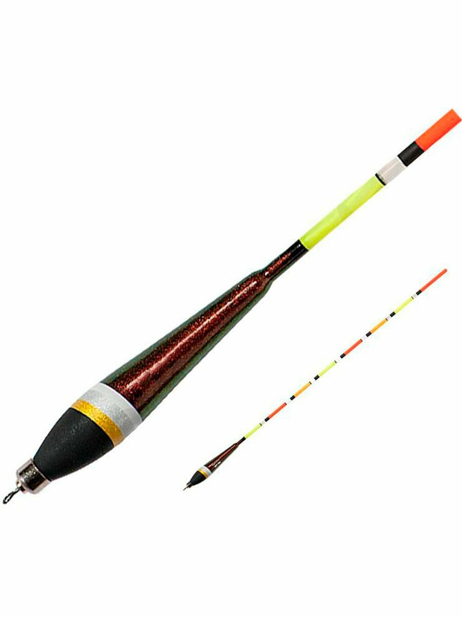 Поплавок для рыбалки Briscola BS-702-220 с подгр. "матч", "мультиколор" антенна, в упаковке 10 штук