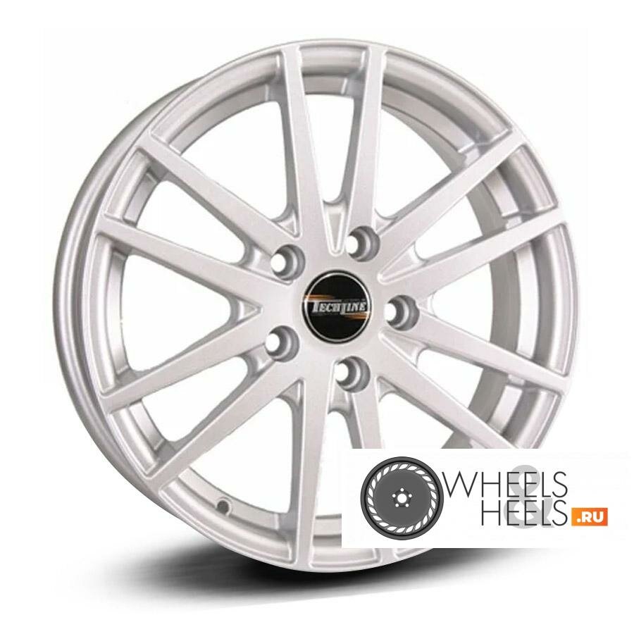Диск автомобильный литой Tech Line 535 15x6 4x100 et45 dia67.1 Серебристый