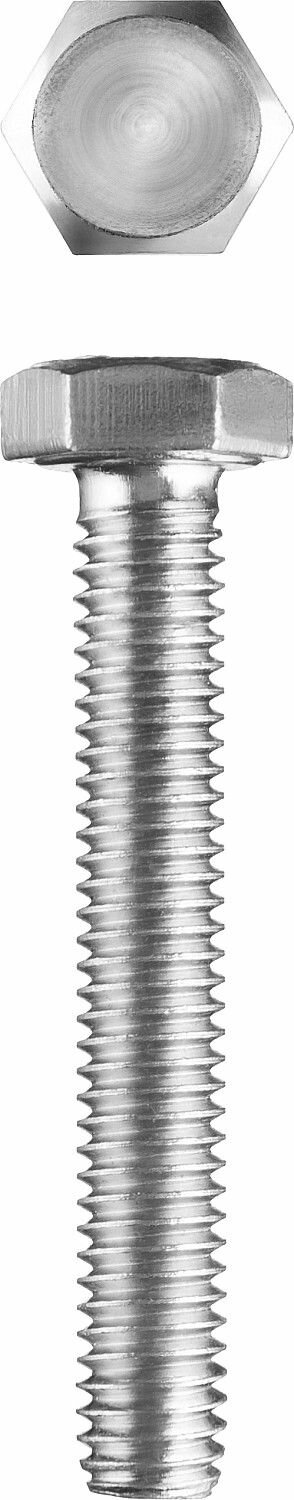 Болт ЗУБР ГОСТ 7798-70, кл. пр.5.8, M10 х 40 мм, цинк, упаковка 4 шт 303086-10-040