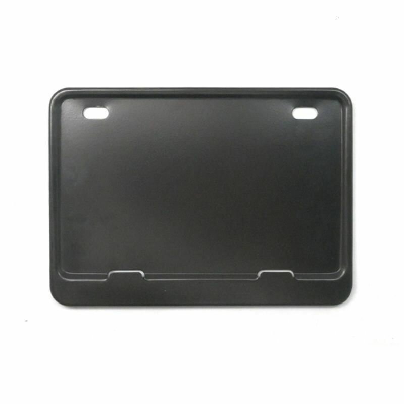 Универсальные держатели номерного знака, устойчивые к ржавчине, для передней и задней части, Черный - твердый