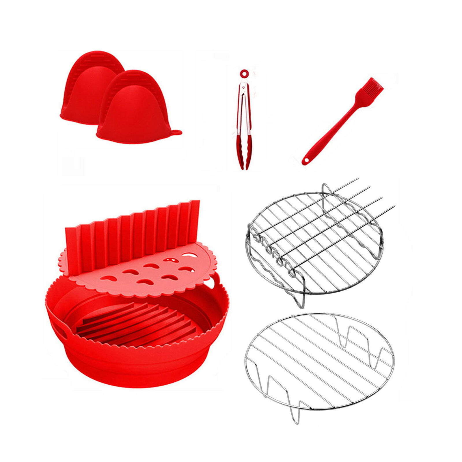 Силиконовый вкладыш для фритюрницы с разделителем