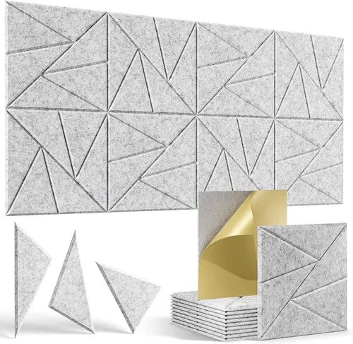 Самоклеящиеся акустические звукоизоляционные декоративные панели для стен iTrek 12 штук, цвет мрамор iTrek 12