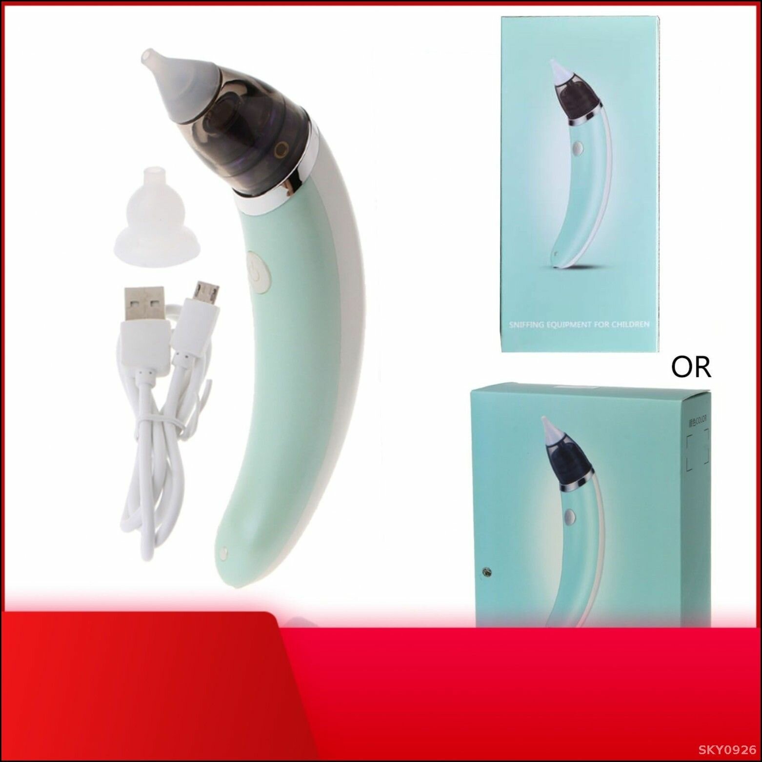 Эксклюзивный прибор для гигиены носа, электрическое устройство для удаления соплей у новорожденных, представлен аспиратор назальный