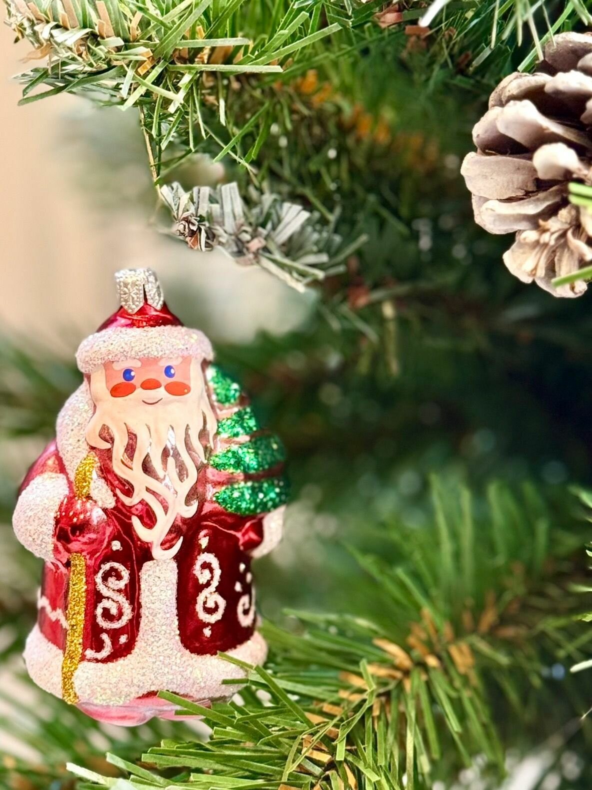 Ёлочное украшение "Морозко" 7,2см