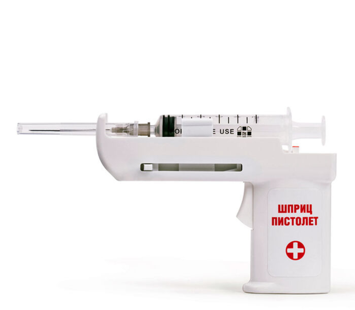 Шприц-пистолет Калашникова для самостоятельных инъекций + 10 салфеток + 10 шприцов