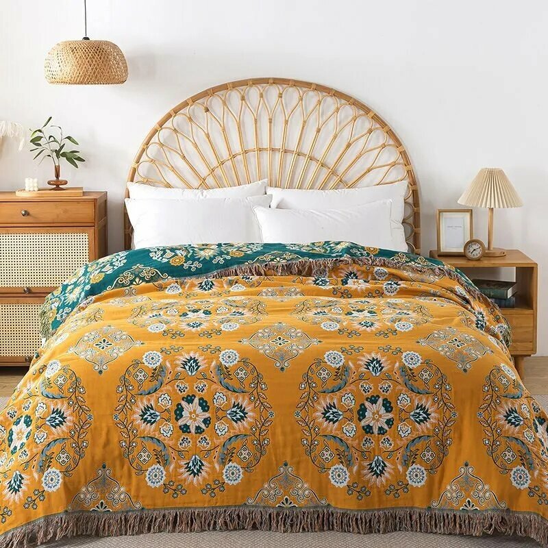 Плед , Муслин, Хлопок, 250 см х 230 см