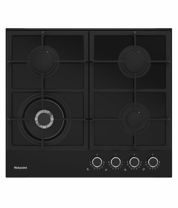 Варочная панель газовая Hotpoint HGS 62F/BK, черный
