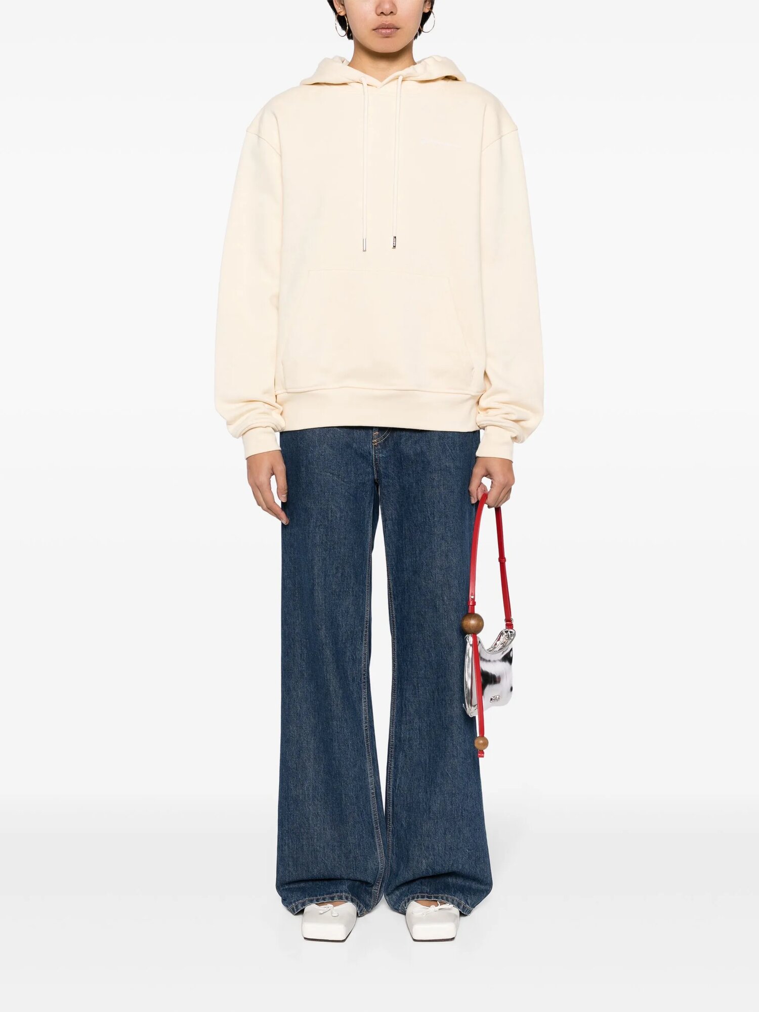 Худи Jacquemus, размер M, , коричневый — фото 1