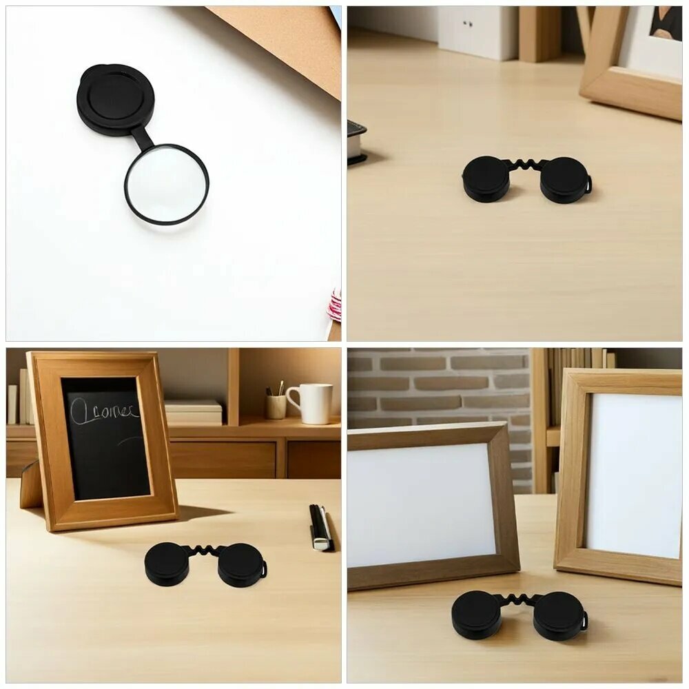 Крышки Объектива Бинокля, Резина, Защита Линз, Прочность, 1 Набор