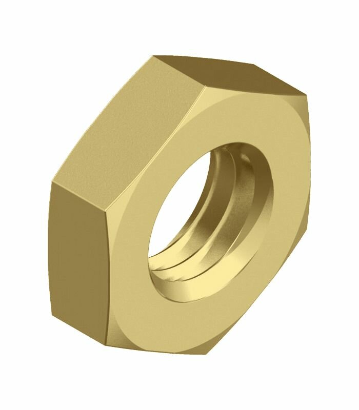 Гайка латунная низкая М16х2,0 S24мм, 10 шт