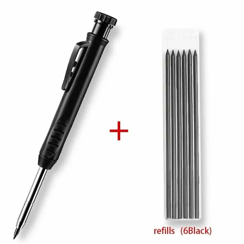 Чернильные карандаши (тушь-карандаши), набор 6 шт. — для скетчинга, черчения, письма, многофункциональные