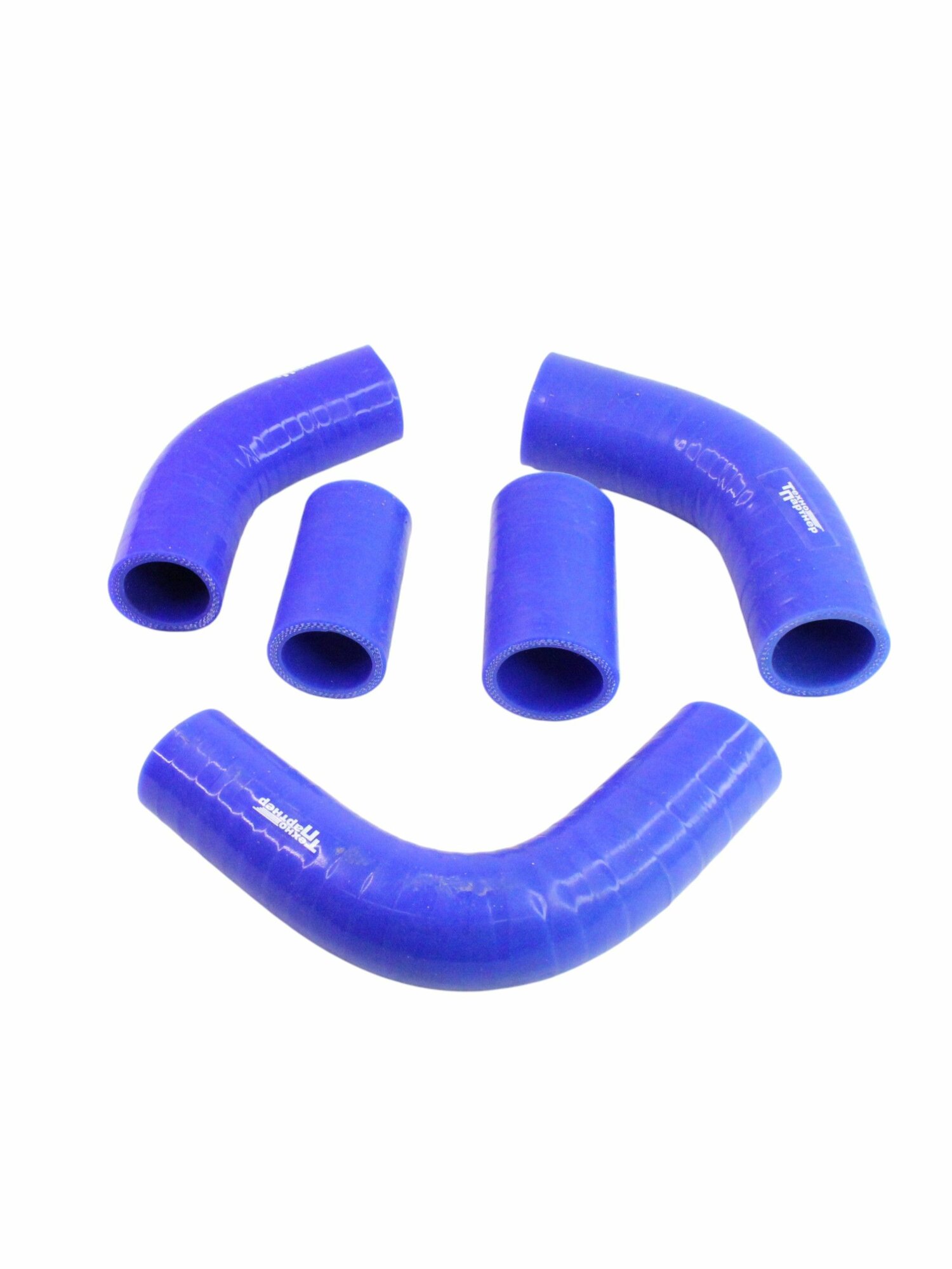 Патрубки радиатора УАЗ-452,469 дв. УМЗ-421 (100 л/с) (5 шт.) силикон ТехноПартнер