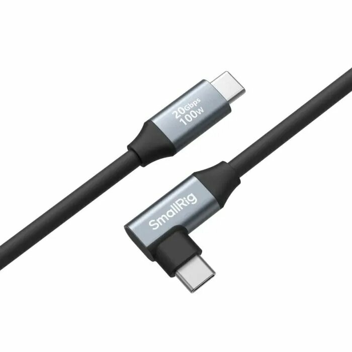Кабель для передачи данных SmallRig USB-C на USB-C (прямая поворотная головка 35 см) 4790