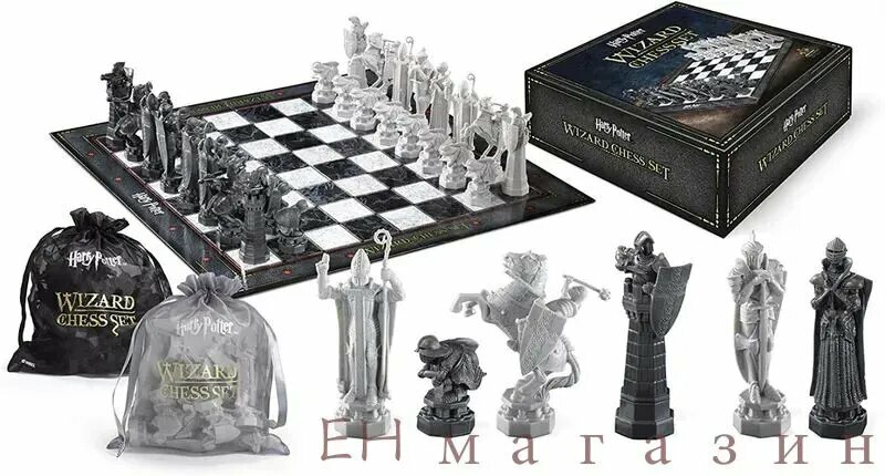 Шахматный набор Гарри Поттер / Harry Potter Wizard Chess Set (47х47см)